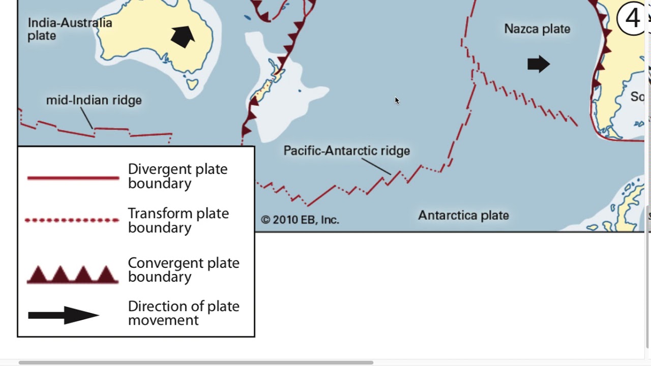 How To - Read Plate Boundaries Map