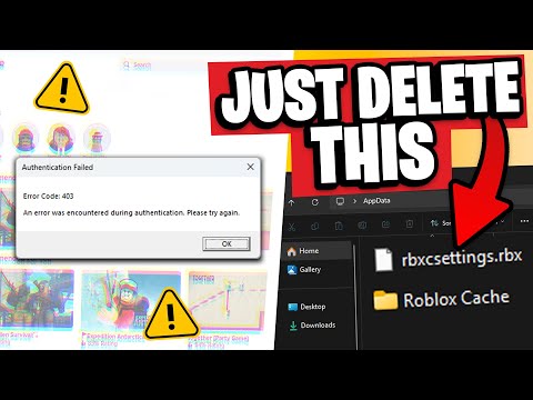 How To Fix Error Code 403 in Roblox - (EASY FIX) Authentication Failed Error Fix Roblox