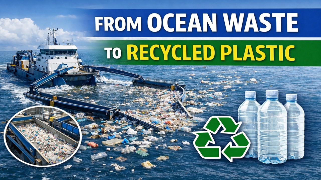 How American Engineers Extract And Recycle Millions Of Tons Of Plastic Waste In The Middle Ocean