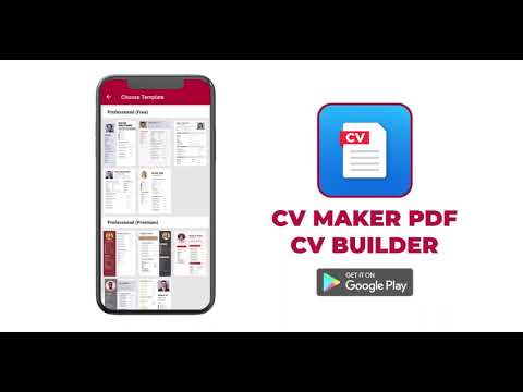 CV Maker with resume builder