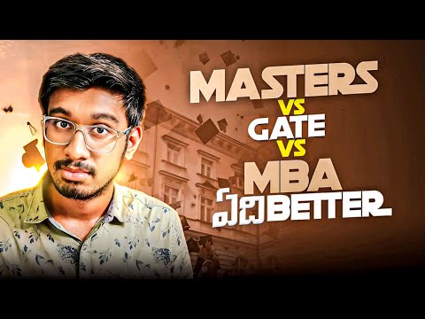What Should You Do After B.Tech😥?Full Clarity Vastadi |Masters vs GATE vs MBA.