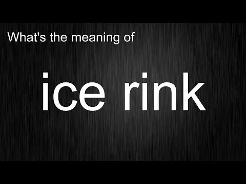No More Confusion! Explaining "ice rink" Meaning, Teaching You Standard British Pronunciation!