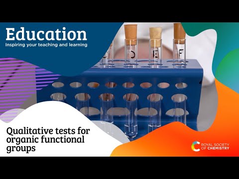 Qualitative tests for organic functional groups – practical video | 16–18 years