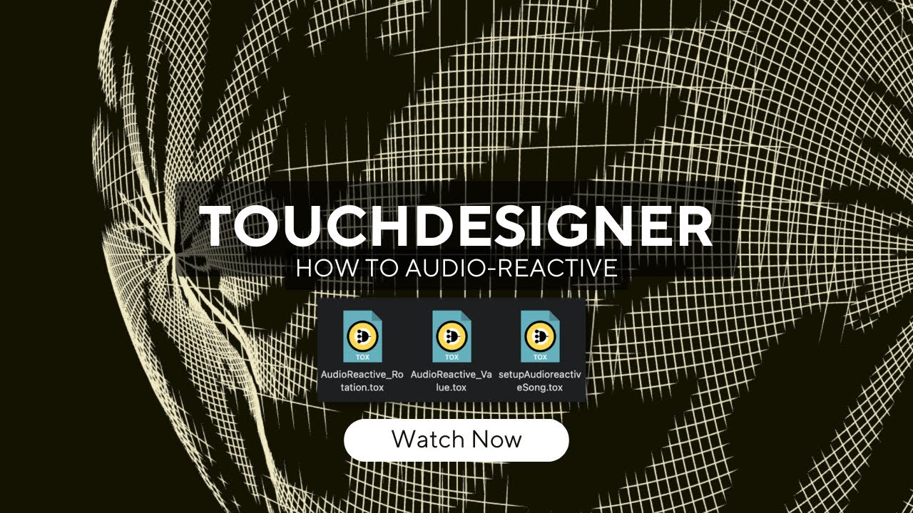 Create audio reactive visuals on TouchDesigner