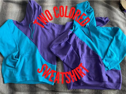 How To Make: A Two Colored Sweatshirt