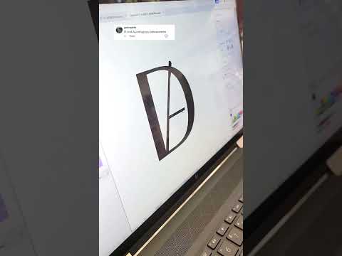 Design with us ✨ The letters D+A as a logo