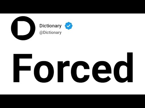 Forced Meaning In English