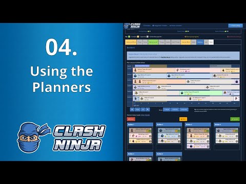 04. Using the planner on the Clash Ninja Upgrade Tracker