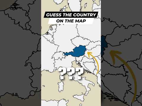 Guess the country on the map - Europe geography quiz
