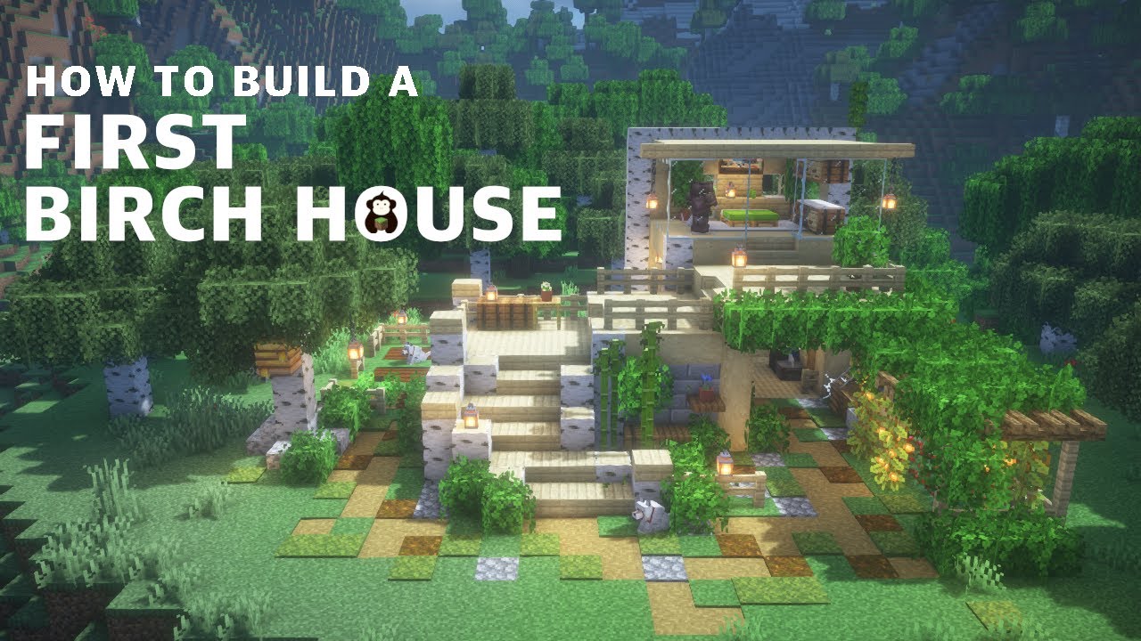 Minecraft | How to Build First Birch Base - Minecraft Builders