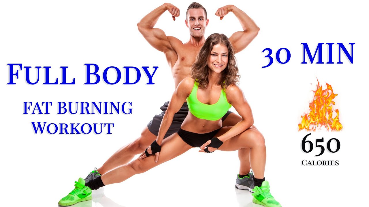 Full Body Burn: Effective 30-Minute Cardio Workout for Home Fitness by PixelVortex