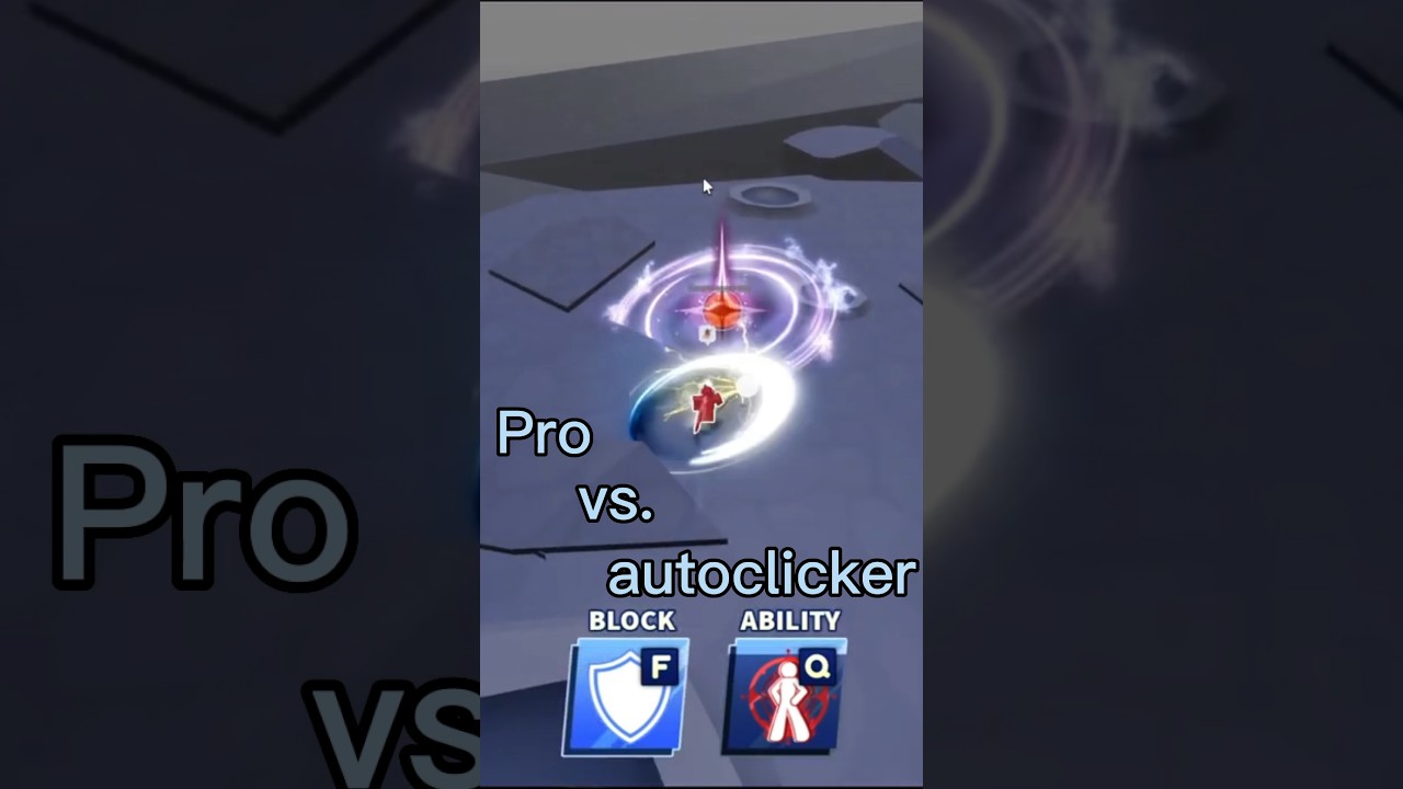 autoclicker vs pro (roblox blade ball) #bladeball #roblox