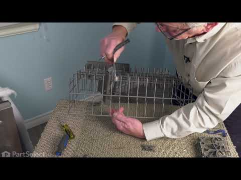 Whirlpool Dishwasher Repair - How to Replace the Upper Dishrack (Whirlpool # W10728863)