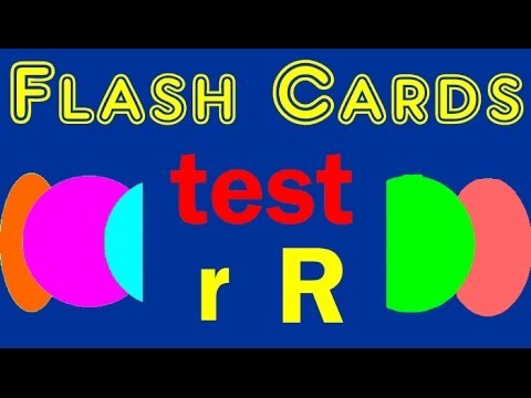 Flash Cards TEST - english words starting with the letter R
