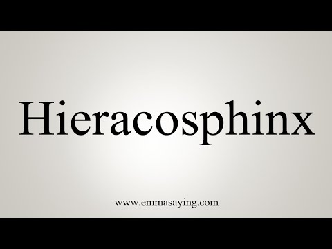 How To Say Hieracosphinx