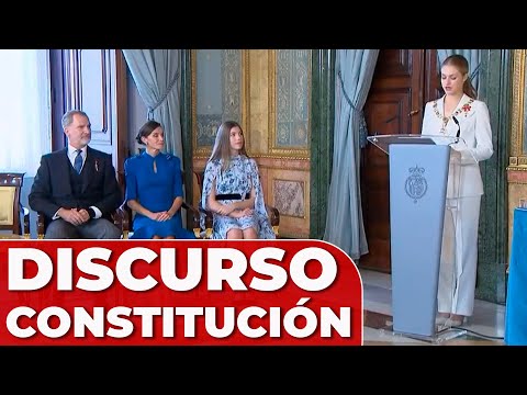El DISCURSO de la PRINCESA LEONOR tras JURAR LA CONSTITUCIÓN ESPAÑOLA