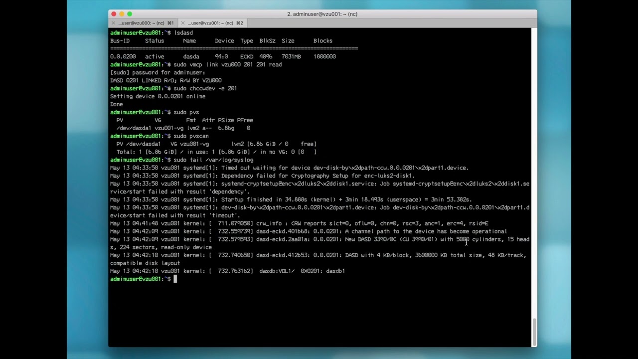 Data At Rest Encryption on IBM LinuxONE