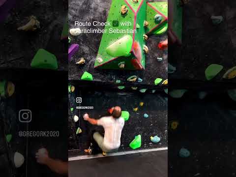 Route check ✅ with paraclimber Sebastian 🙏