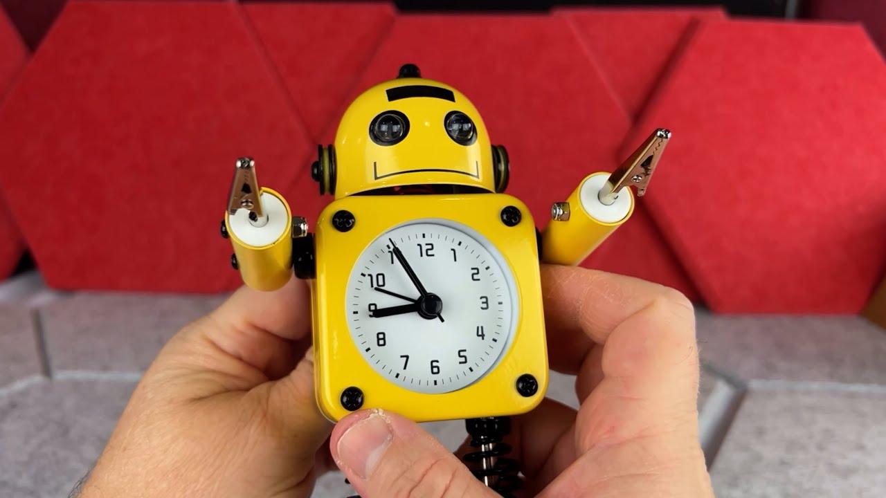 is This Robot Alarm Clock The Coolest ? Alarm Clock Robot Review