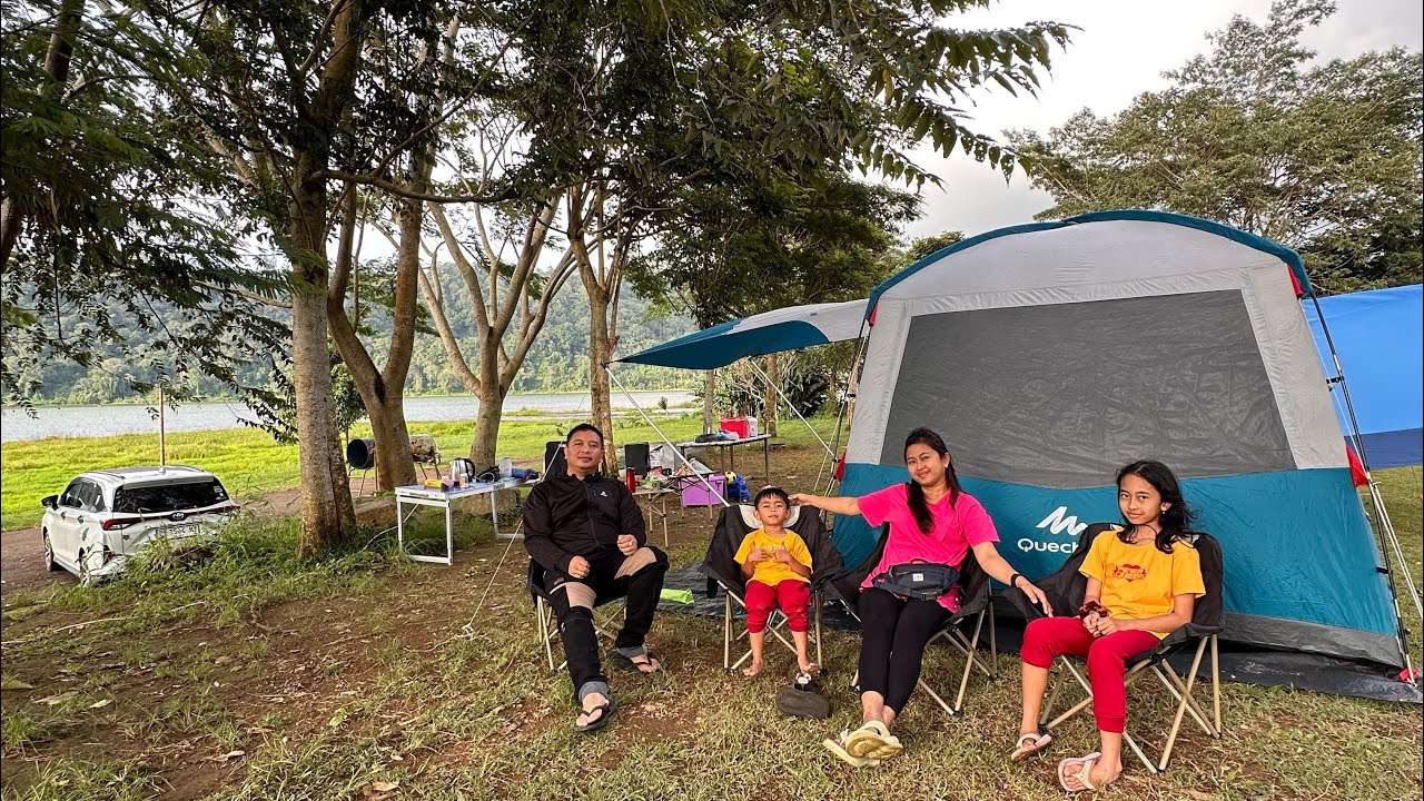 CAMPING KELUARGA PINGGIR DANAU BUYAN BALI