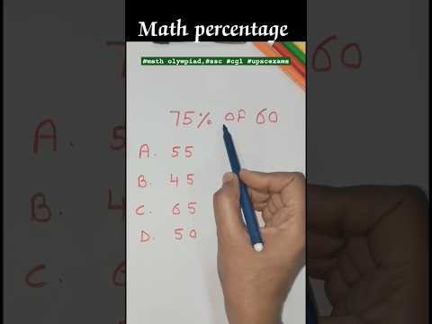 75% of 60=??🤔#percentage