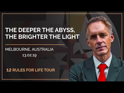 Lecture: 12 Rules for Life Tour - Melbourne, Australia.