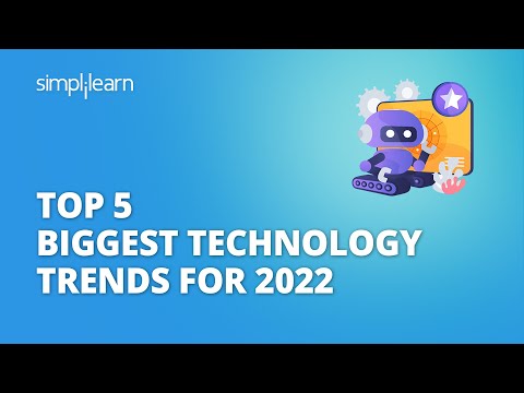Top 5 Biggest Technology Trends For 2022 | Technology Trends In 2022 | #Shorts | Simplilearn