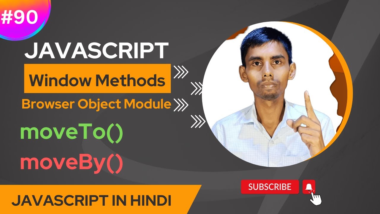 JavaScript moveTo and moveBy Method tutorial in Hindi | edutika