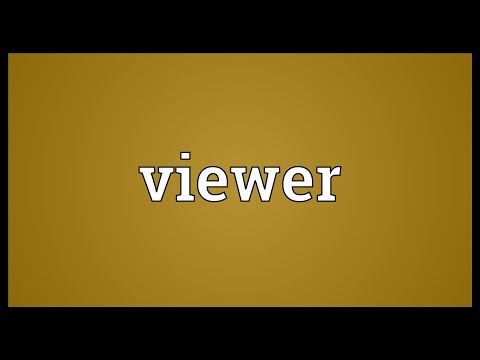 Viewer Meaning