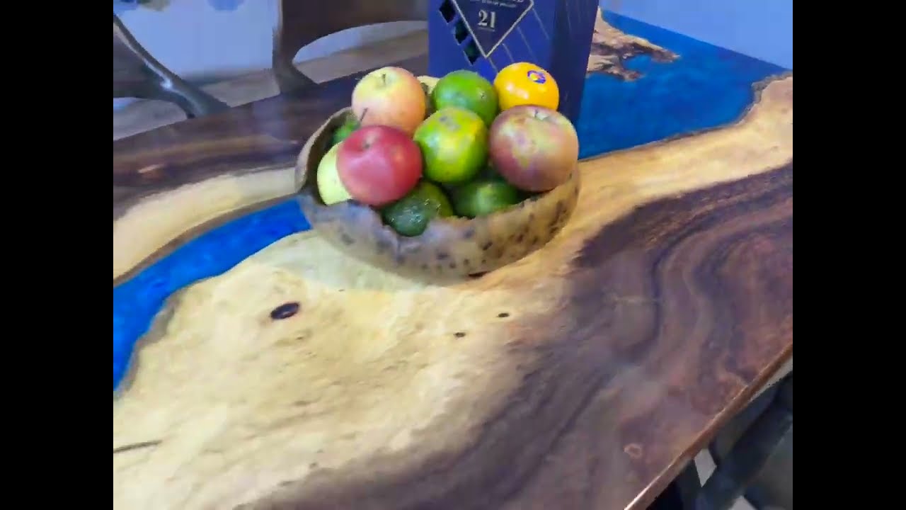 EPX0341 (1400-700-42) - Epoxy Coffee Table/ Study Table - Natural ...