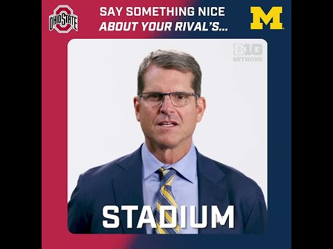 Can Michigan and Ohio State Say Something Nice About Their Rival? | B1G #Shorts