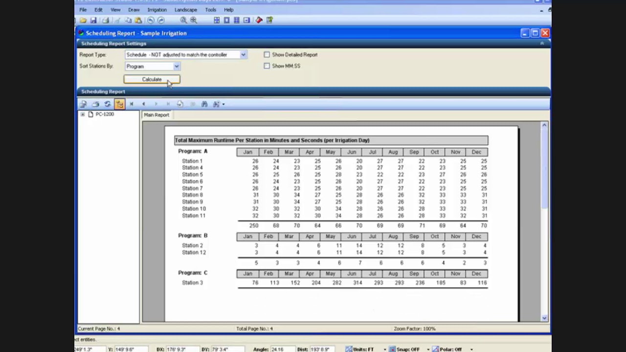 Scheduling Report Settings