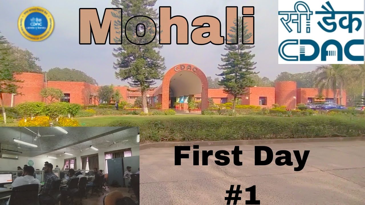 First Day At Cdac | Starting My intership | C-DAC Mohali | Student | hostel to institute