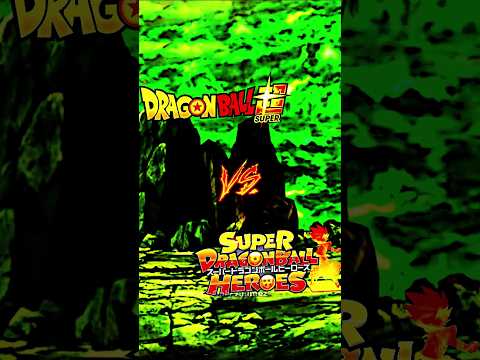 Dragon Ball Super vs Super Dragon Ball Heroes | The Ultimate Showdown!"๐คฏ #shorts #goku #viral