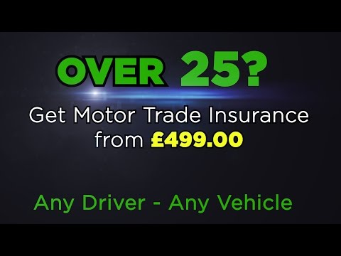 Motor Trade Insurance for over 25s