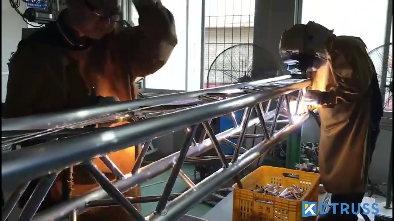 How to welding aluminum Lighting Truss
