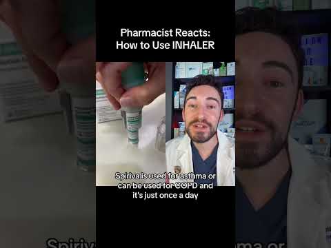 PROPER INHALER TECHNIQUE #asthma #copd #inhaler #pharmacist #doctor #doctorreacts #shorts