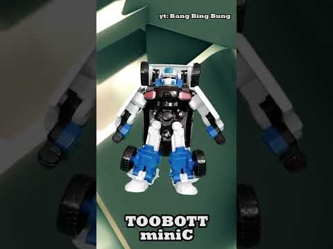 TOBOT miniC Robot Cop Transform Police Car mini C #Shorts