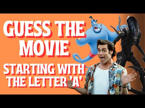 Guess the Movie Starting with the Letter βAβ Picture Quiz - Test your Film Knowledge (50 Questions)