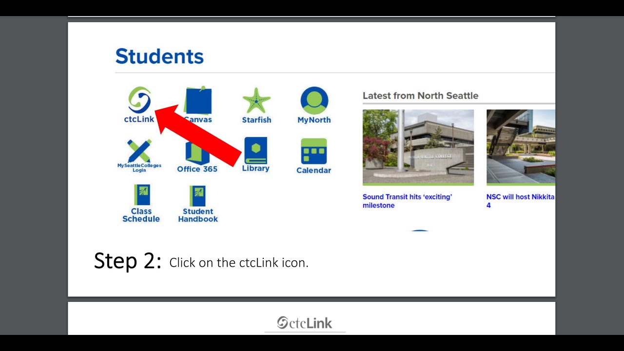Download Unofficial Transcript from ctcLink (North Seattle College)