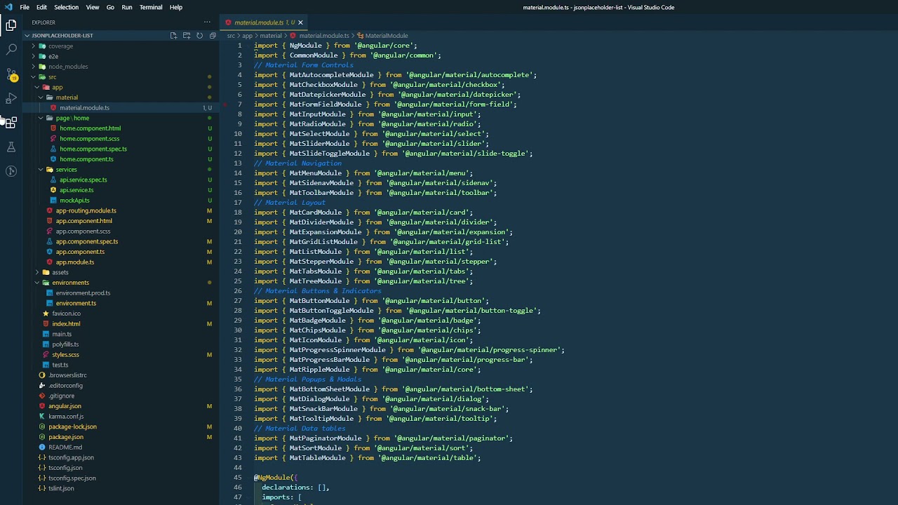 Angular Simple Http List with Unit testing