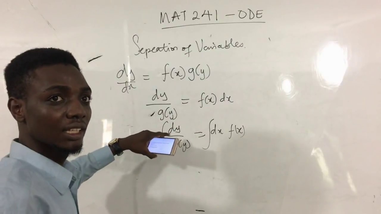 MAT 241 ODE- Lecture 2