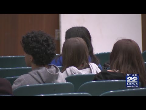 Students at Bellamy School in Chicopee learn about the criminal justice system from Hampden District