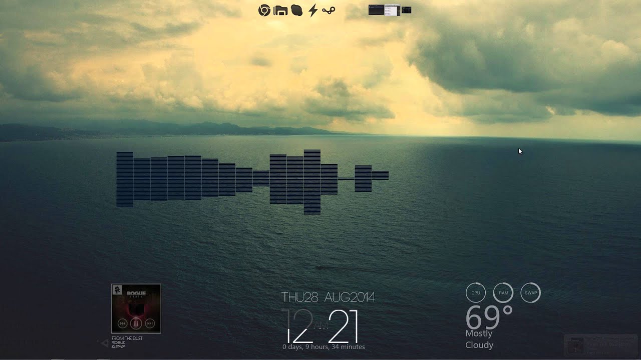 Rainmeter Skin Showcase | Desktop VU-Meter