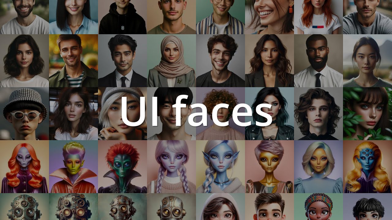 UI faces #ui #faces #avatars #figma #plugins