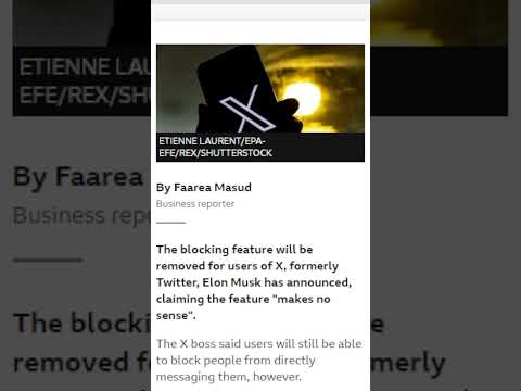 X, formerly Twitter...🚧🚧🚧 #musk #block #twitter