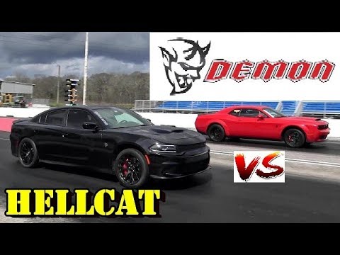 Dodge Demon vs. Modded Charger Hellcat Drag Race Is Spot On - autoevolution