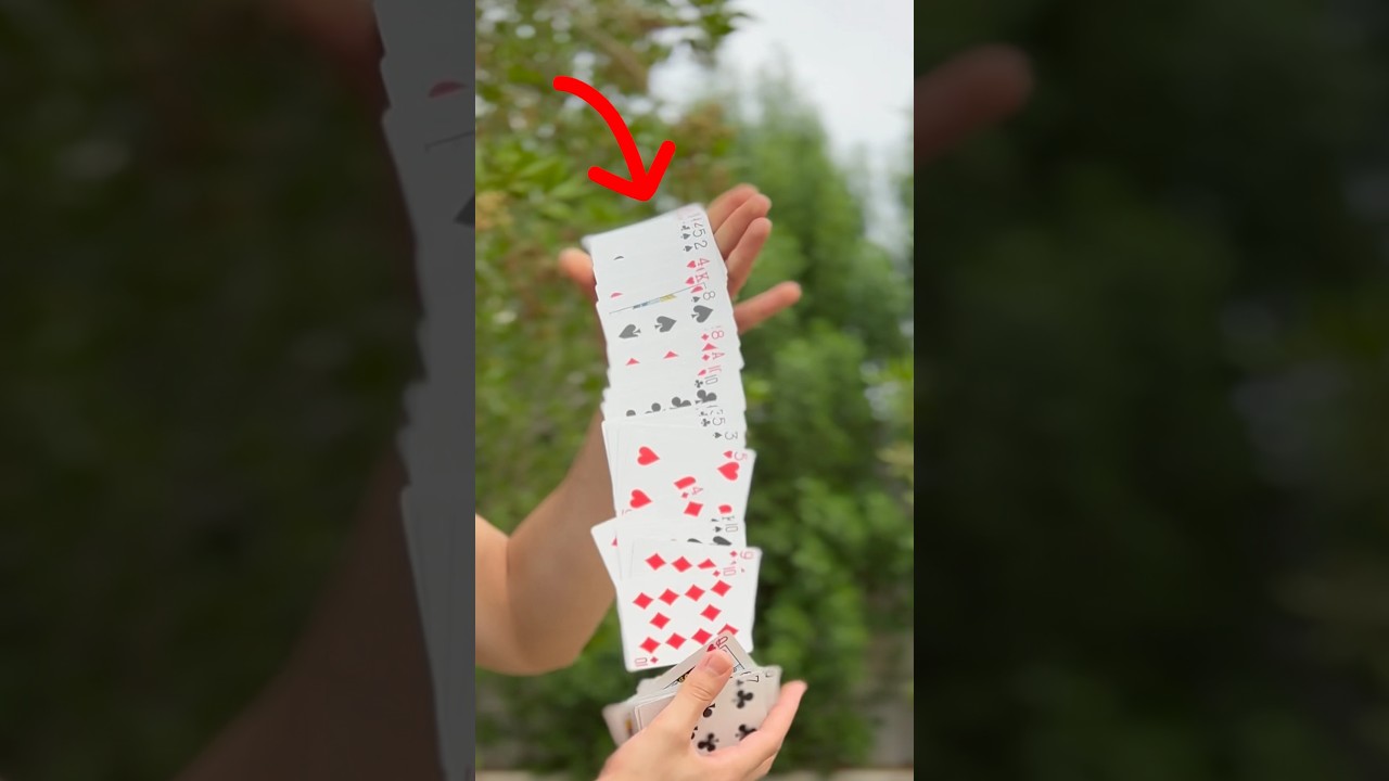 How To Do This WATERFALL CARD FLOURISH - Full Tutorial