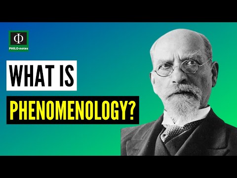 What is Phenomenology?