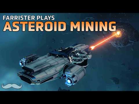 Asteroid Mining at a Refinery Station | Star Citizen 3.24 4K Mining Gameplay